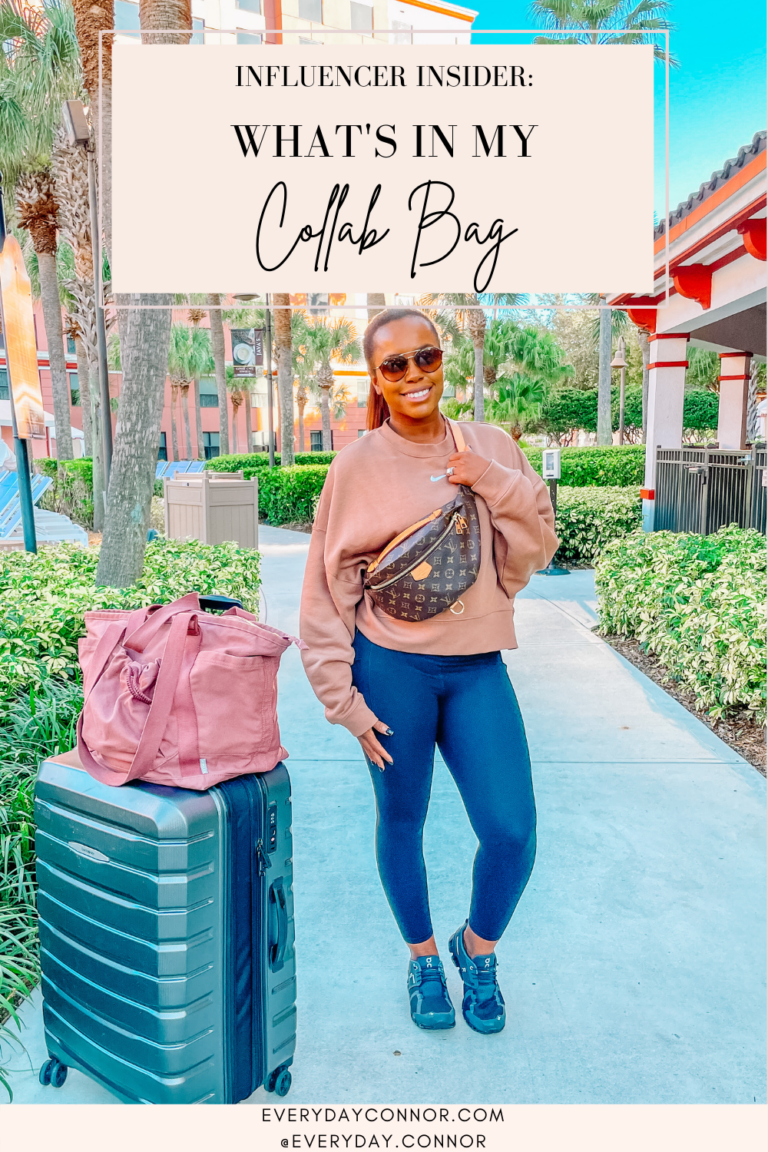 Advice for Influencers: What's in My Collab Bag - Everyday Connor