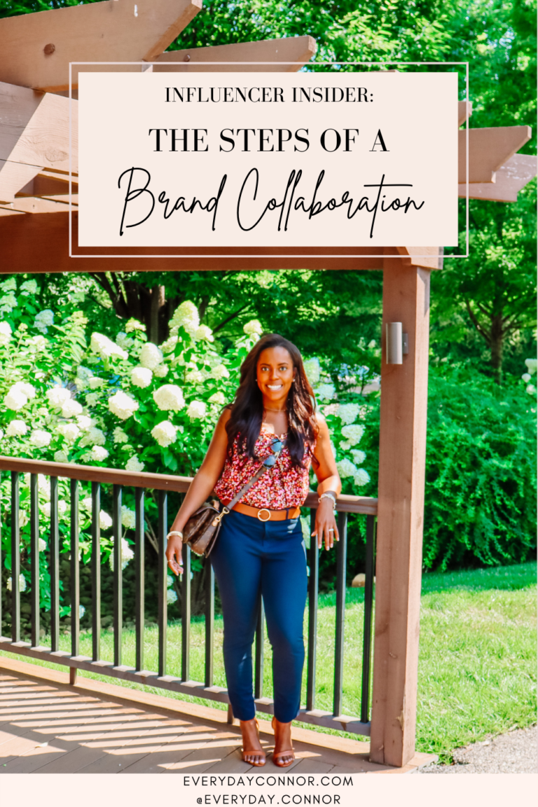 Advice for Influencers: Steps of a Brand Collaboration - Everyday Connor